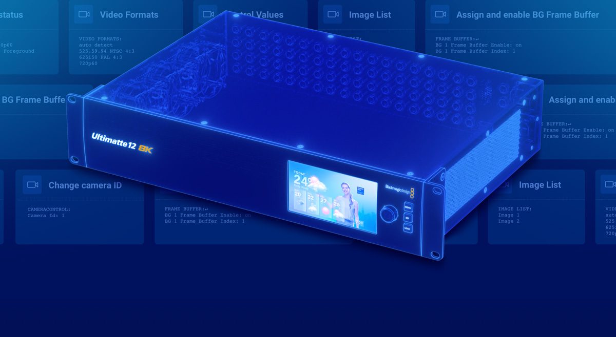 Blackmagic ULTMKEY12/D/8K - Blackmagic Ultimatte 12 8K 12G-SDI high-performance broadcast video ...